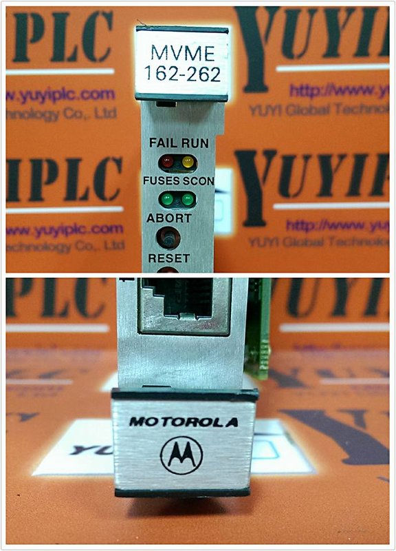 MOTOROLA CPU MODULE MVME 162-262 WITH 01-W3059F - PLC DCS SERVO Control MOTOR POWER SUPPLY IPC ROBOT